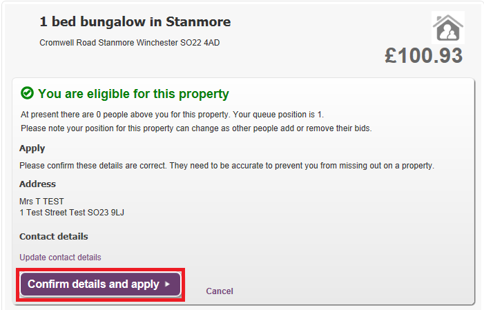 Help - Hampshire Homechoice